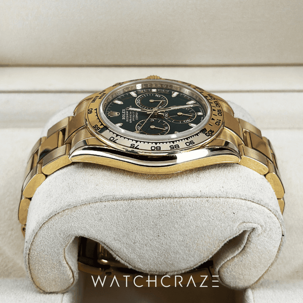 2023 ROLEX DAYTONA ‘JOHN MAYER’ YELLOW GOLD GREEN DIAL AFTERMARKET RX8