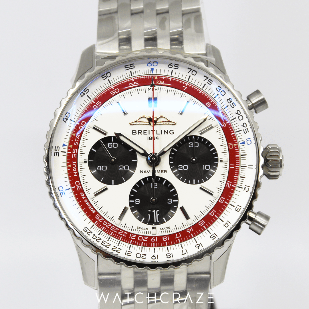 2023 BREITLING NAVITIMER B01 CHRONOGRAPH BOEING LIMITED 43MM AB01383B1