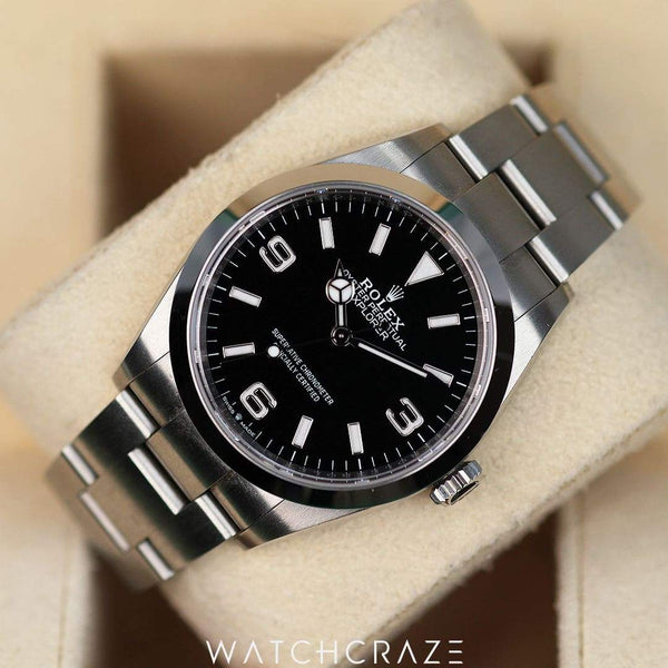 2023 ROLEX EXPLORER BLACK DIAL 36MM 124270 | WATCHCRAZE