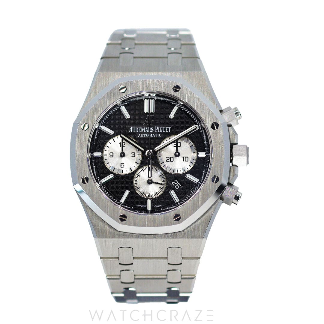 2021 AUDEMARS PIGUET ROYAL OAK CHRONOGRAPH BLACK DIAL 41MM 26331ST ...