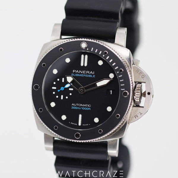 2023 PANERAI SUBMERSIBLE BLACK DIAL 42MM PAM02683
