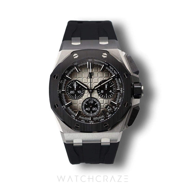 2021 AUDEMARS PIGUET ROYAL OAK OFFSHORE SMOKED TAUPE DIAL 43MM 26420SO