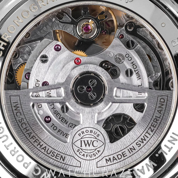 2019 IWC CHRONOGRAPH PORTEGUIESER BLUE DIAL 41MM IW371606