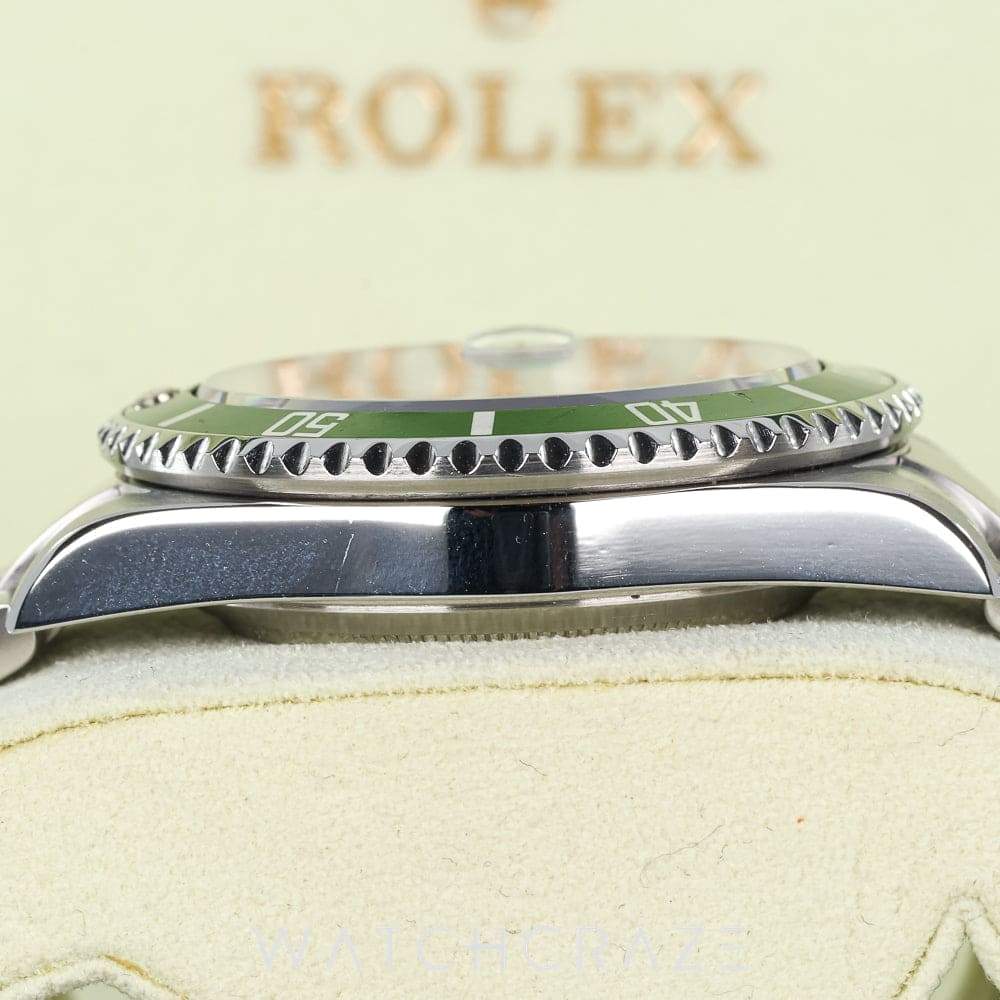 2005 Rolex Submariner Date 16610LV 40mm — Kermit Green Bezel | WatchCraze