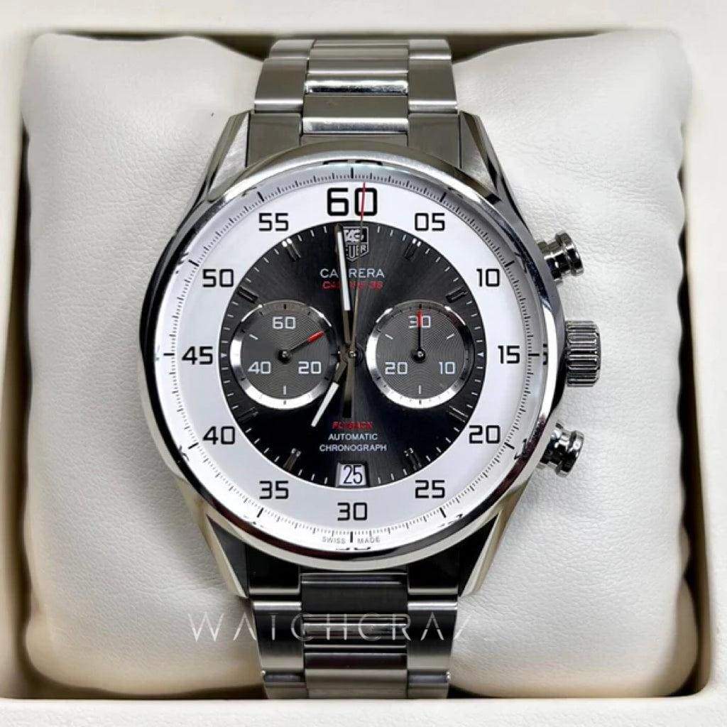 2013 TAG HEUER CARRERA CALIBER 36 CHRONOGRAPH STAINLESS STEEL 43MM CAR